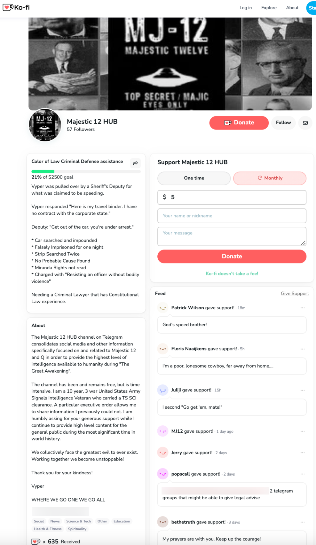 Majestic 12 HUB Ko-fi | Media Matters for America